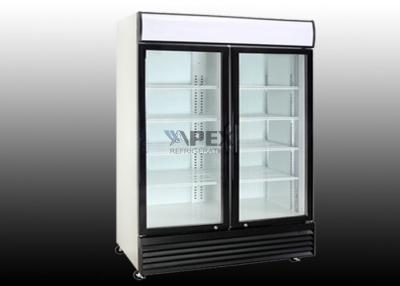 中国 ETL KK の圧縮機が付いているアメリカの標準 1400L の倍の振動ドアの直立した飲料のクーラー 販売のため