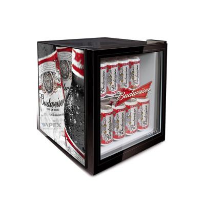 China Refrigerador ereto da barra refrigerador dianteiro de vidro americano do estilo do mini mini à venda