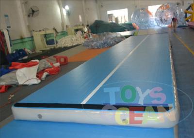 China Gymnastics Inflatable Tumble Track  / Grey Air Track Tumbling For Kids for sale