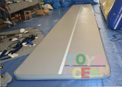 China White Outdoor Gymnastics Air Track Tumble Floor Waterproof For Adults for sale