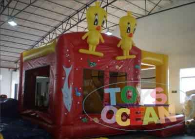 Cina Castello rimbalzante giallo per i bambini/il castello di salto luppolo felice gonfiabile in vendita