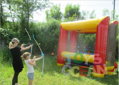 China Fun Outdoor Inflatable Sport Game Bouncy Security For Archery Shooting for sale