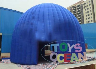 Cina Tenda gonfiabile gonfiabile blu durevole della tenda della cupola/mostra di Extrior per l'evento in vendita