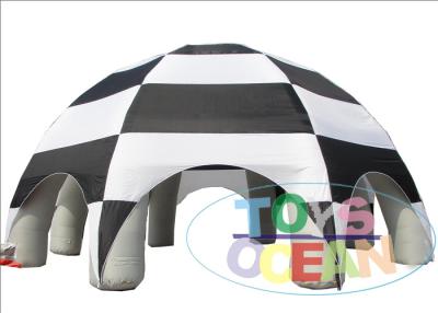 Cina La grande tenda gonfiabile nera della cupola di Spirder ha personalizzato per le gambe esterne SGS/dell'UL 8 in vendita