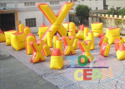 Cina Bunker gonfiabili commerciali gialli di paintball che stupiscono per la festa in vendita