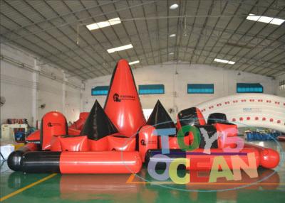 Cina Bunker gonfiabili su misura Quipment di paintball per rosso del gioco di sport all'aperto in vendita