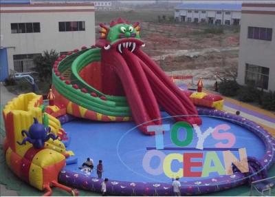 Cina Parco gonfiabile dell'acqua della terra di divertimento del drago per divertimento di sicurezza degli adulti dei bambini in vendita