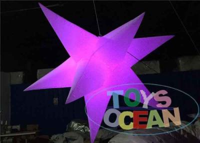 China Shinning Inflatable Christmas Decorations /  LED Inflatable Balloon Advertising for sale