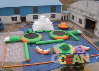 China De groene Huren van het het Waterpark van de Open zee Opblaasbare voor Jonge geitjes0.9mm pvc Te koop