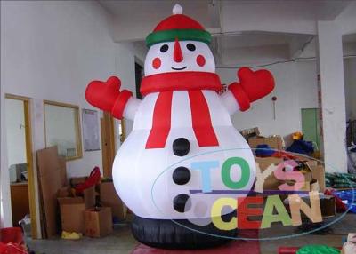 Cina Bene durevole di pubblicità all'aperto di Inflatables di Natale con il pupazzo di neve in vendita