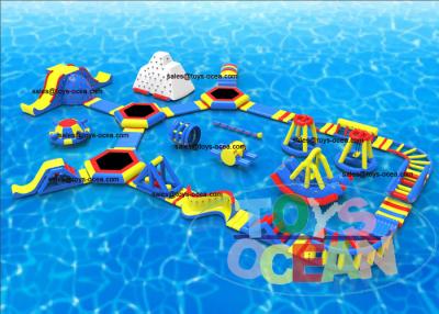 Cina Mare aperto che fa galleggiare il superiore commerciale del parco gonfiabile all'aperto dell'acqua in vendita