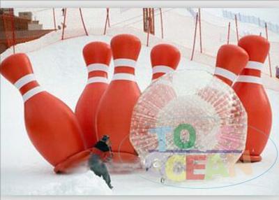 中国 スポーツの Zorb の球が付いている屋外の膨脹可能なゲームの人間の泡ボーリングをする 6 PCS びん 販売のため