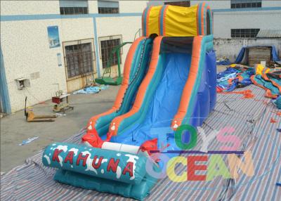 Cina scivoli gonfiabili del pesce del PVC Kahuna di 0.55MM per il partito all'aperto EN14960 in vendita