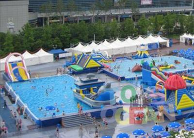 China Reuze Opblaasbare Aqua-Vermaak het Drijven van de Diajonge geitjes van het Waterpark Reusachtige de Volwassenenpret Te koop