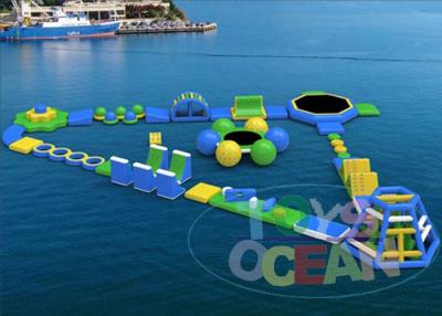 China Vermaak Blauwgroene 0.9 Vinly van het de overzeese het Opblaasbare Speelplaatspark van Aqua Te koop