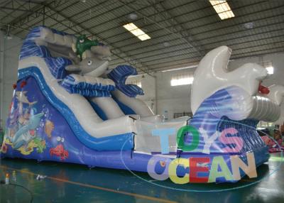 Cina I pesci gonfiabili dello scorrevole del mare dell'oceano con lo stagno gonfiabile di divertimento partito/della palla fanno scorrere in vendita