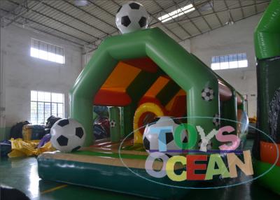 Cina Calcio combinato di calcio dei buttafuori gonfiabili eccellenti di tema sottoposto con l'ostacolo in vendita
