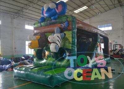 Cina Parco combinato della giungla di tema dei buttafuori gonfiabili animali di safari per il partito all'aperto in vendita