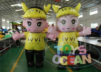 Cina 2.5M H che annunciano Inflatables, personaggio dei cartoni animati di camminata del tecnico pubblicitario gonfiabile in vendita