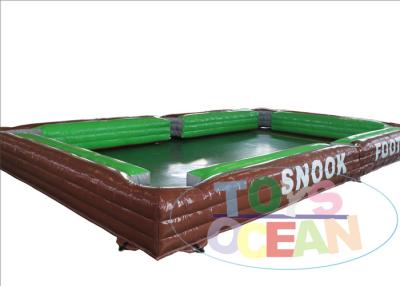 Cina PVC gonfiabile della tabella 0.55mm della palla dello snooker del biliardo del gioco di sport di 7.8x4.8m in vendita