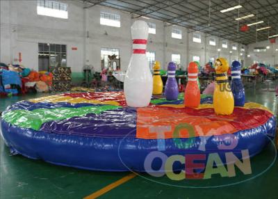 Cina Stuoia interattiva gonfiabile all'aperto/dell'interno dei buttafuori dei giochi per il gioco di salto con 7 perni di salto in vendita