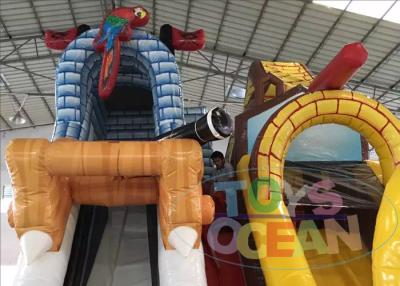 Cina Buttafuori di salto gonfiabili dello scorrevole del castello del drago privato all'aperto della nave dei bambini combinati in vendita