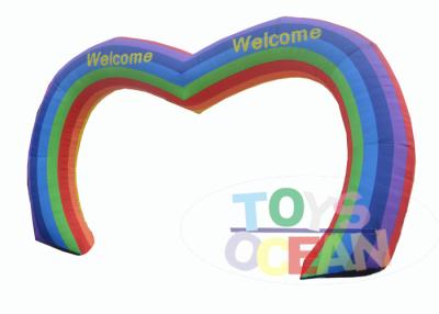 中国 ショーの表示のための企業の広告のInflatablesの虹のアーチの完全な印刷 販売のため