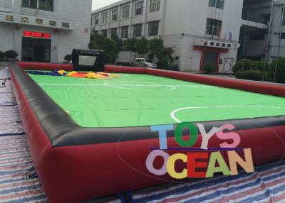 Cina Campo di calcio insaponato di sport di calcio della corte di calcio dell'acqua dei giochi interattivi gonfiabili popolari del PVC in vendita