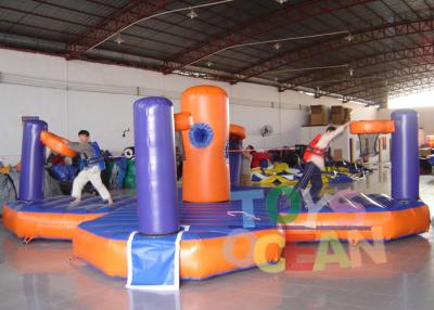 China El juego nflatable corrido amortiguador auxiliar del deporte del desafío del baloncesto, amortiguador auxiliar inflable corre con baloncesto en venta