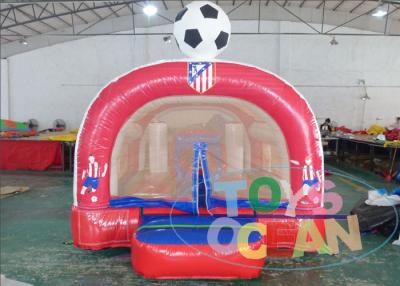 Cina Camera combinata di salto di rimbalzo di calcio gonfiabile per il parco di divertimenti gonfiabile in vendita