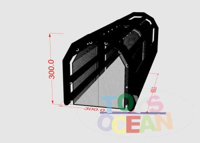 Cina Gabbia di ovatta gonfiabile di pallacanestro del PVC di 6 x di 3 x di 3m 0.55mm per l'attrezzatura del gioco di sport in vendita