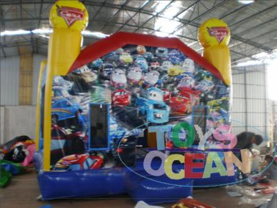 中国 自由な修理用キットとのInflatable Bounce House Customized 0.55mポリ塩化ビニールの王女のサイズ 販売のため