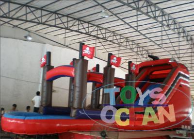 Cina Scorrevole gonfiabile della nave di pirata dei partiti con la mini piscina per il gioco dei bambini in vendita