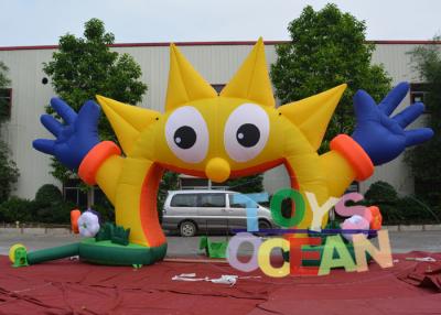 中国 巨大な広告のInflatables日曜日の花のアーチの開始ライン ゲートの昇進のでき事 販売のため