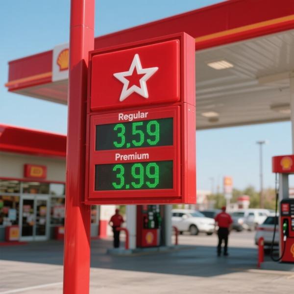 Quality Easy Installation LED Gas Price Sign Low Maintenance Digital Signs For Gas for sale