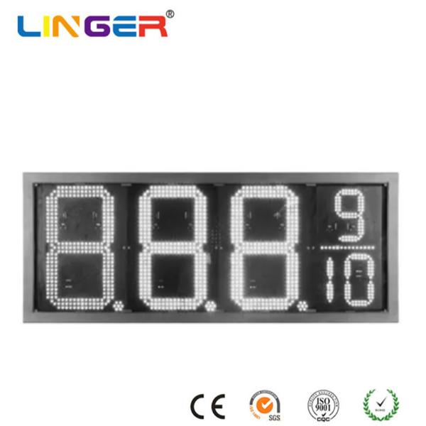 Quality Modular Design LED Gas Price Signs Outdoor White Digital Gas Price Sign With for sale