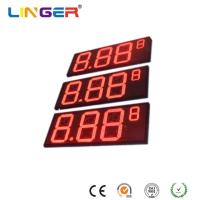 Quality 7 Segment LED Gas Price Signs Outdoor Gas Station LED Signs IP68 With 5mm Oval for sale