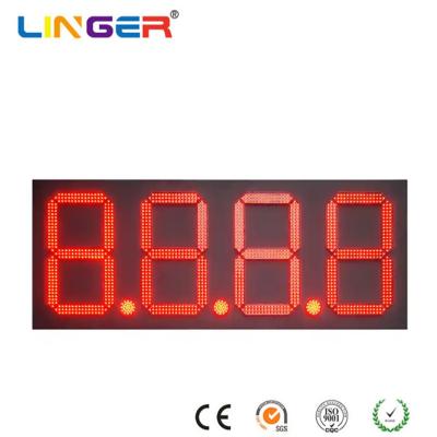 China 88.88 LED Oil Price Display IP68 Gas Price LED Sign Red / Green / Yellow / White / Blue for sale