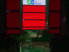 7 Segment LED Gas Price Signs Outdoor Gas Station LED Signs IP68 With 5mm Oval Mist Led Diodes