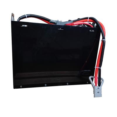 China Black Industrial 48v10ah Forklift Battery 25.6V 202AH OEM for sale