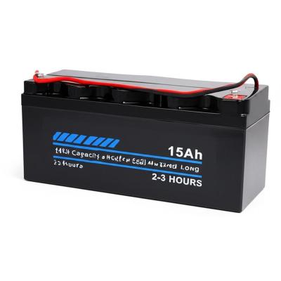 China High Capacity 15Ah Electric Powered Battery for Long Discharge Time of 2-3 Hours for sale
