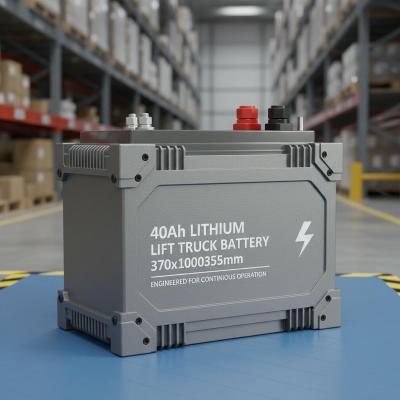 China 40ah Lithium Lift Truck Battery 370100355mm Engineered to Support Continuous Operation in Material Handling and Logistics for sale