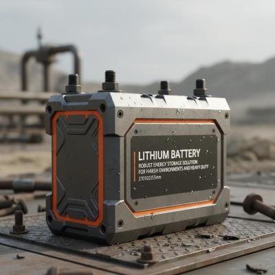 China Lithium Battery Lithium Powered Battery 370100355mm Robust Energy Storage Solution for Harsh Environments and Heavy Duty for sale