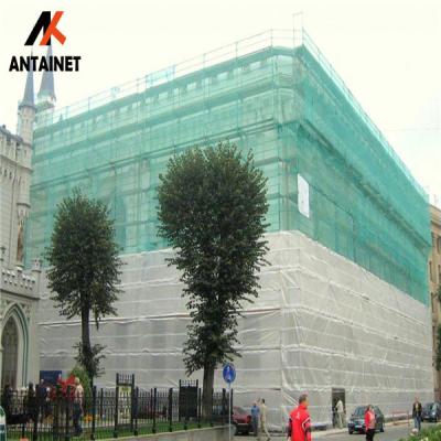 China HDPE green construction site protection safety net scaffold netting for sale