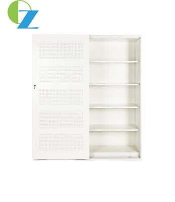 中国 二重引き戸の鋼鉄オフィスの食器棚は冷間圧延した 販売のため