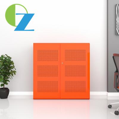 中国 金属の引き戸の穴H1200*W1200*D500mmが付いている鋼鉄オフィスの食器棚 販売のため