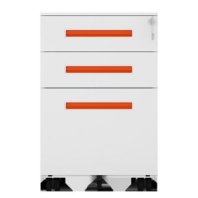 China ISO9001 Assembled 3 Drawer Mobile Pedestal Cabinet Office Filing Cabinet for sale
