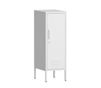 China Single Door  Storage Cabinet With 2 Adjustable Shelf KD Structure for sale