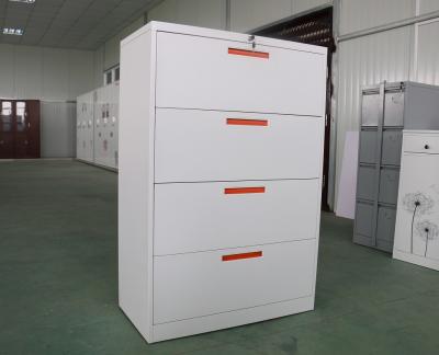 China Powder Coating Crs 4 Drawer Steel Filing Cabinets For School for sale