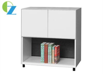 China Slim Edge Steel Modular Cabinet Multiple Tier With Swing Door Open Shelf for sale